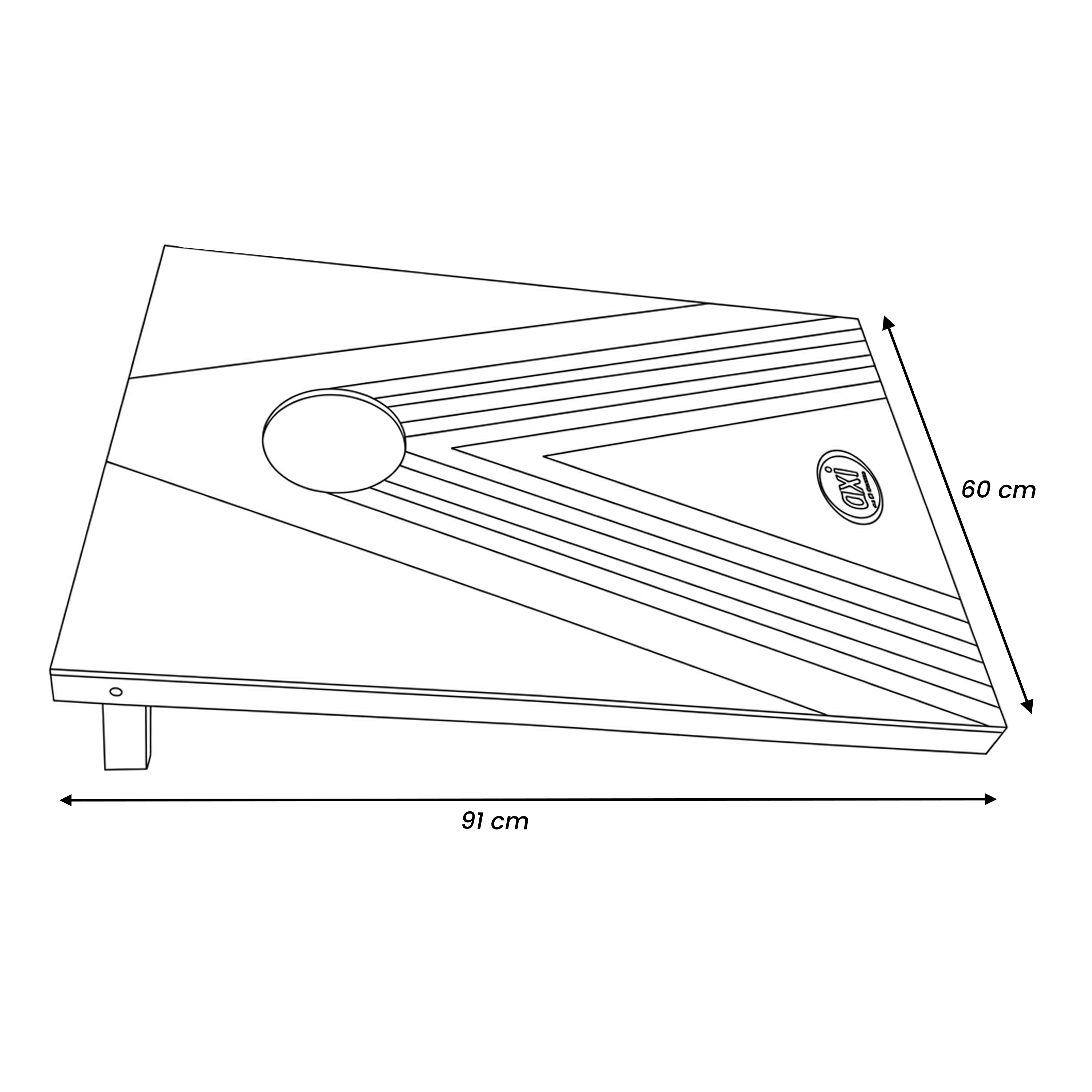 AXI Jeu de Cornhole Plus, 2 panneaux 91 x 60 cm | 91 x 60 cm | A030.491.00